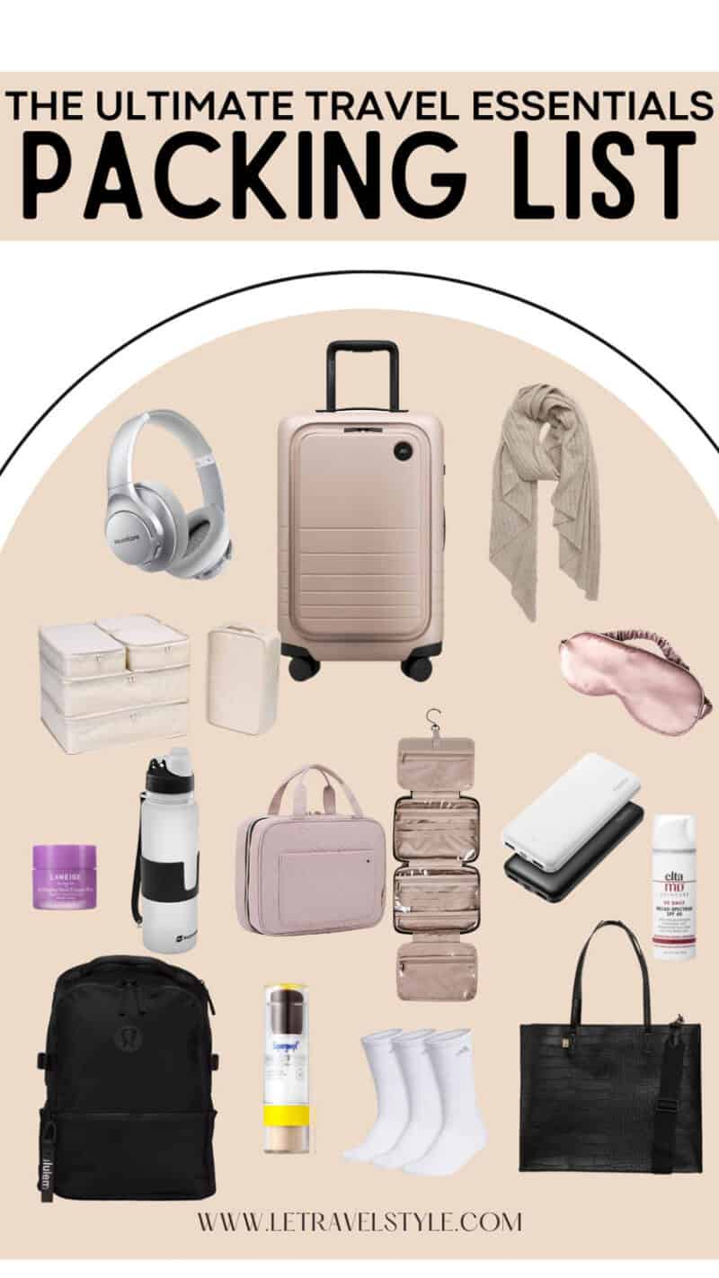 The Ultimate Packing Guide: 30 Must Have Travel Essentials · Le Travel ...